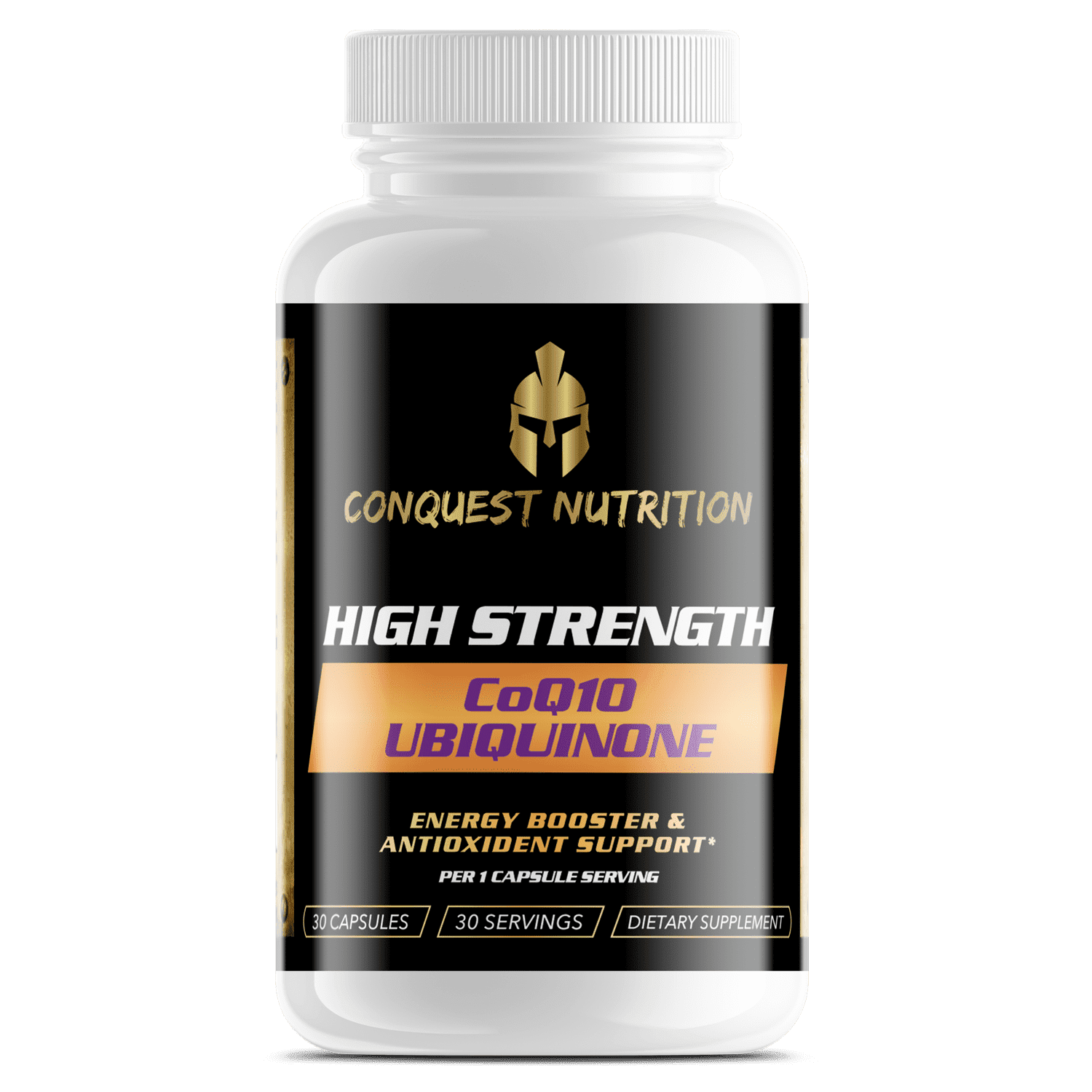 High Strength CoQ10 Ubiquinone - 30 Veggie Capsules - Walmart.com