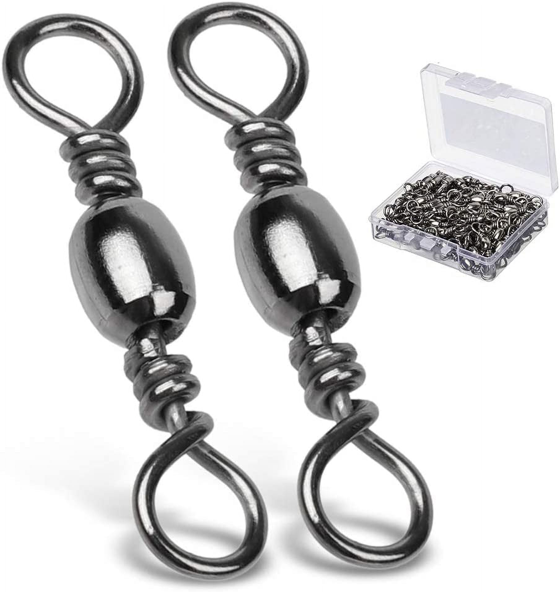 High Strength Fishing Swivels Barrel Solid Ring Barrel Fishing Swivel ...