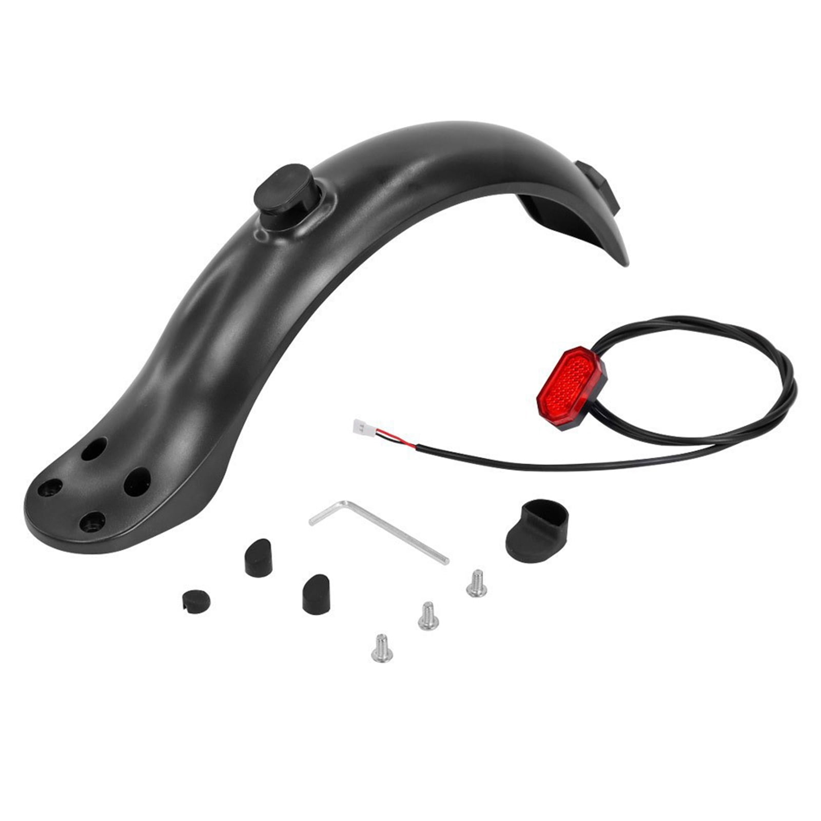 Lightweight Plastic Rear Guard Stylish Streamlined Rear Mudguard for ...
