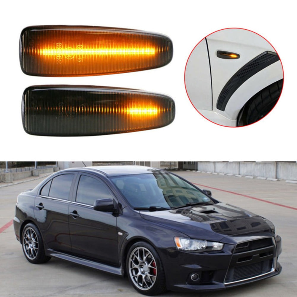 High Strength Smoked Dynamic Amber LEDs for Mitsubishi for Lancer ...