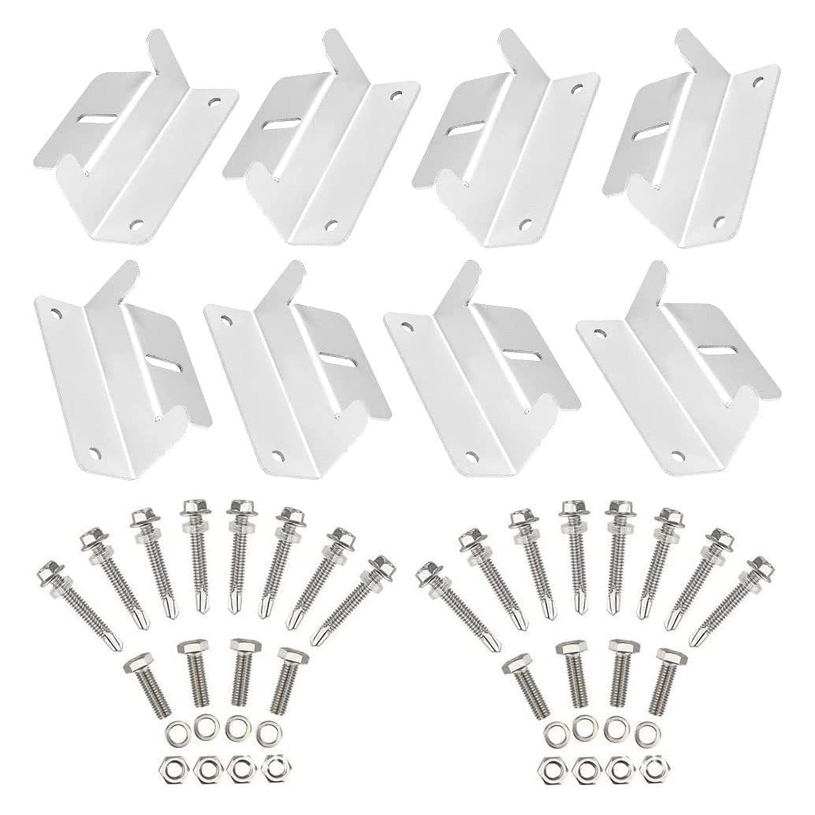 High Strength Solars Panel Mounting Set With Sturdy Aluminum Alloy Materials Brackets for Off ...