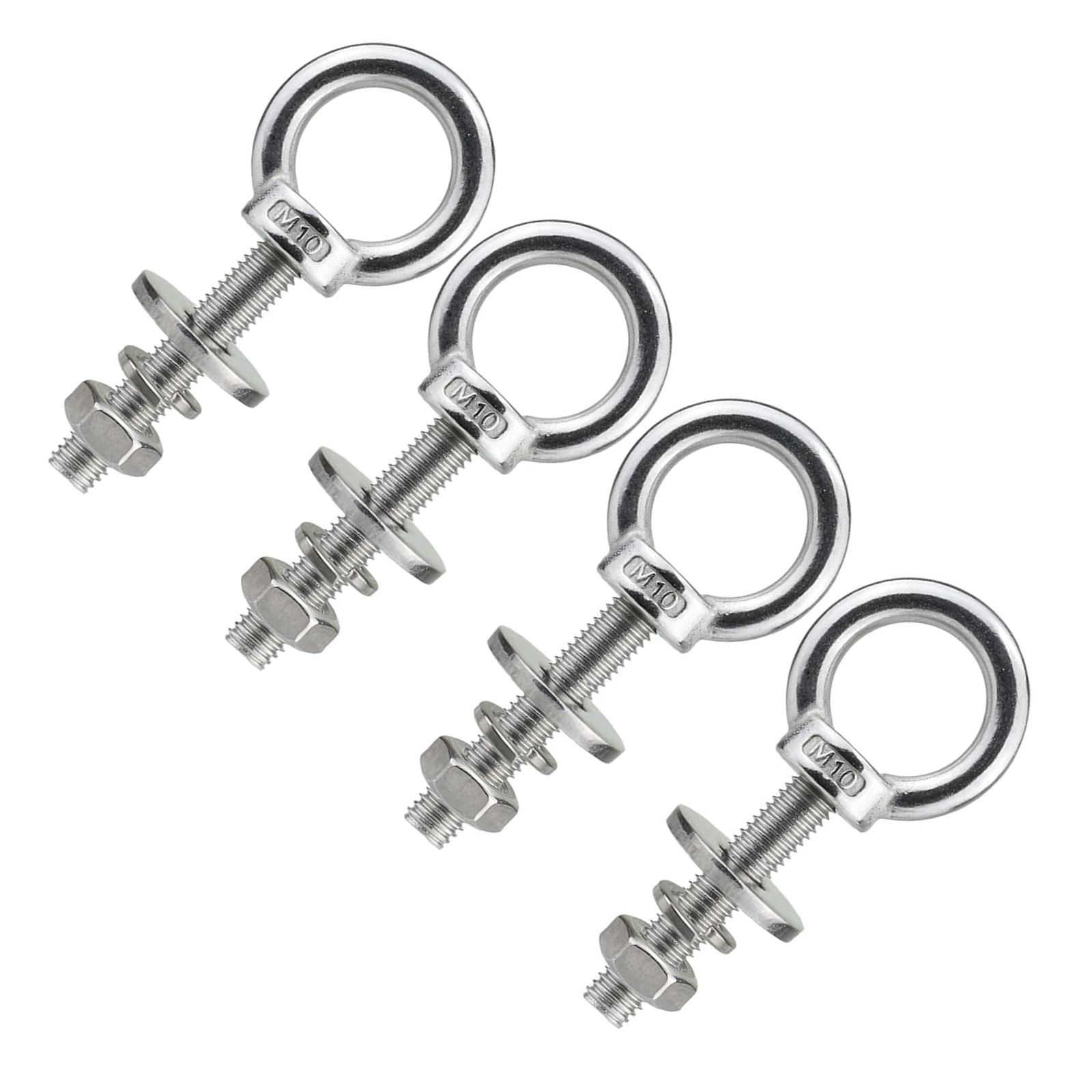 High Strength Steel Lifting Eye Bolt M10X50mm 440Lbs Working Load ...