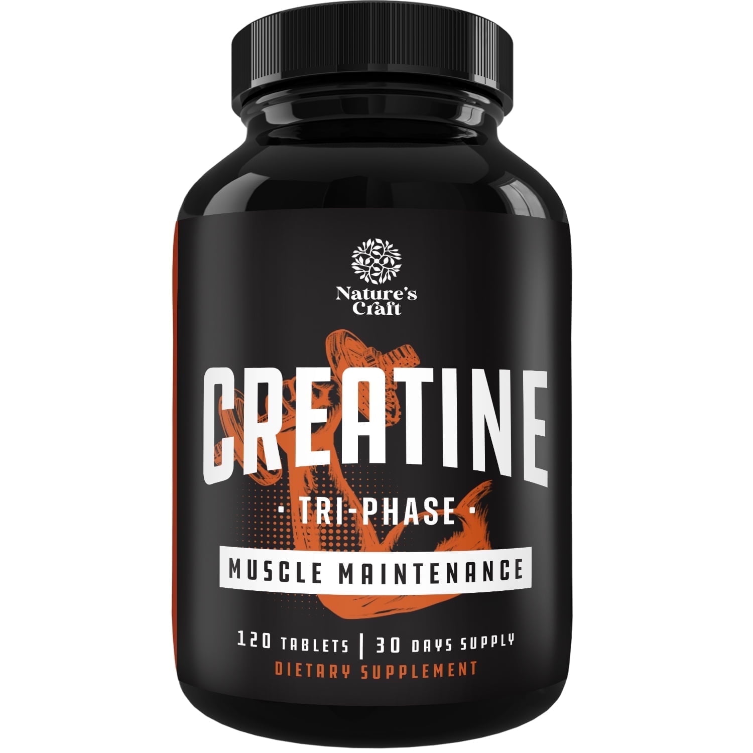 Nature's Craft High Strength Creatine Pre-Workout Gain Supplement ...