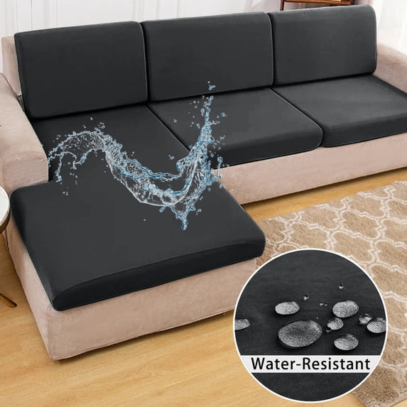 High Stretch Water Resistant Milk Silk Sofa Cushions Covers Easy to ...