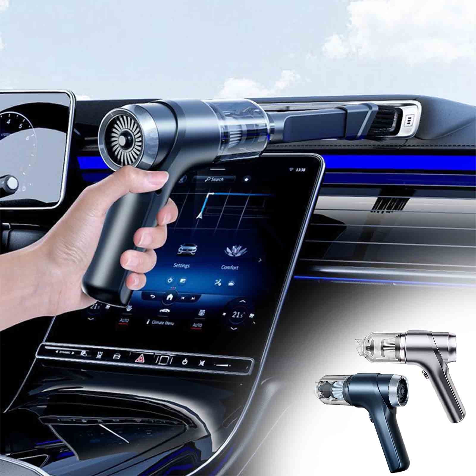 High Suction Power Car Vacuum, Wireless Charging, Mini Handheld, for ...