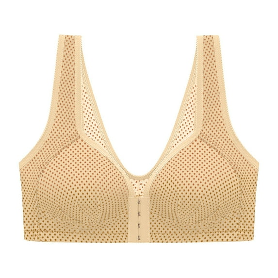 High Support Bras for Women Adjustable Strap Full Coverage Up Floral ...