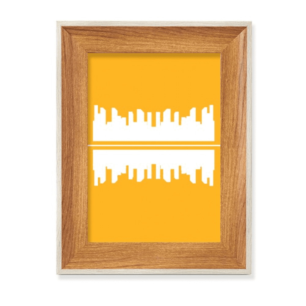 High Symbolic Reflection Urban Landscape Architecture Desktop Wooden ...