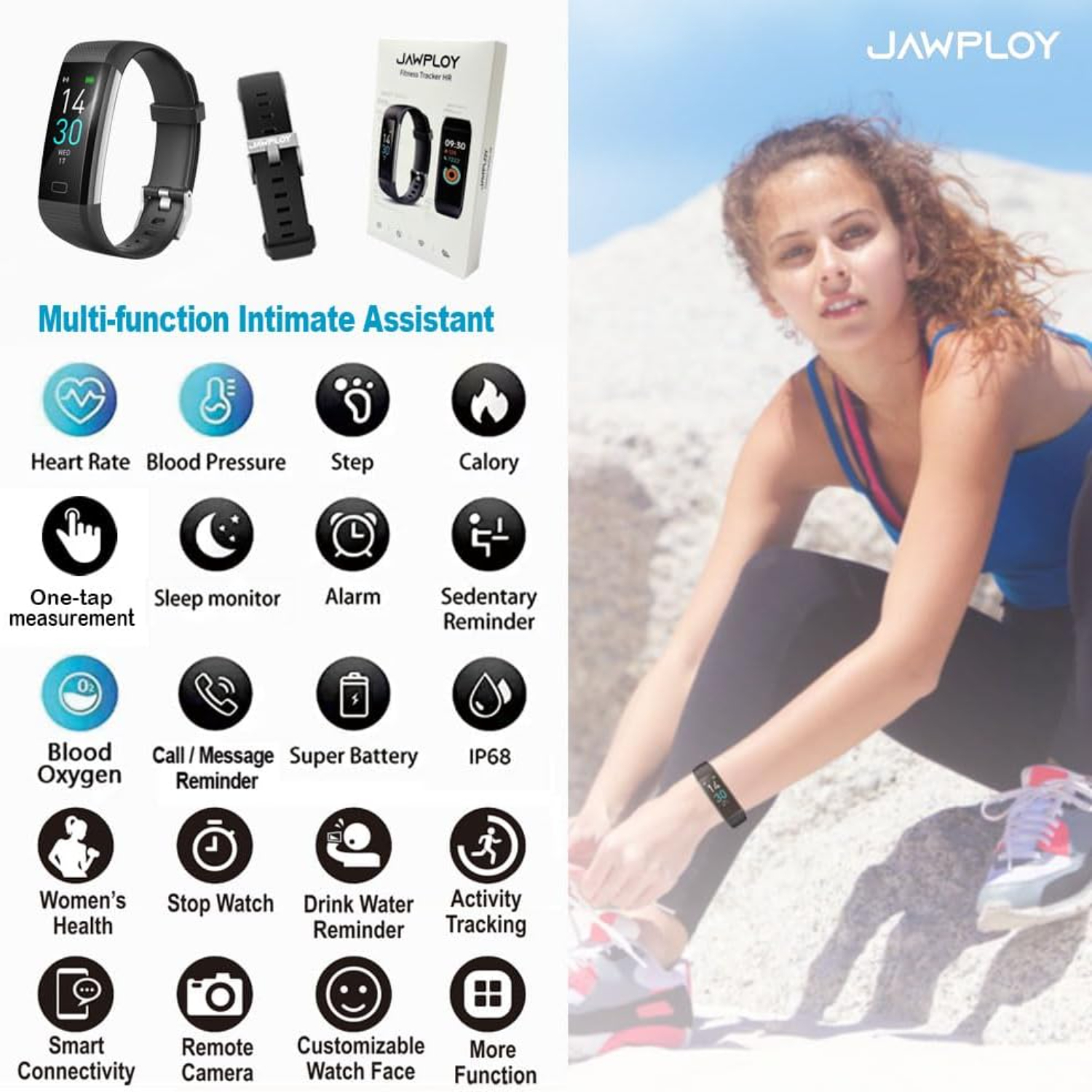 :High-Tech Smart Fitness Tracker for Men and Women - Enhanced Health ...