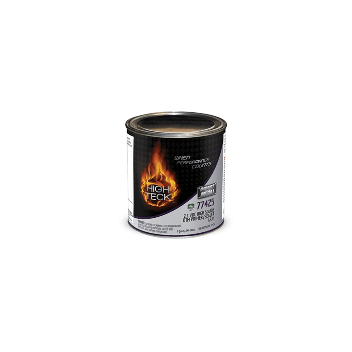 High Teck Products 77425-4 High Solids Primer/Sealer, 1 qt, Gray, 2.1 ...