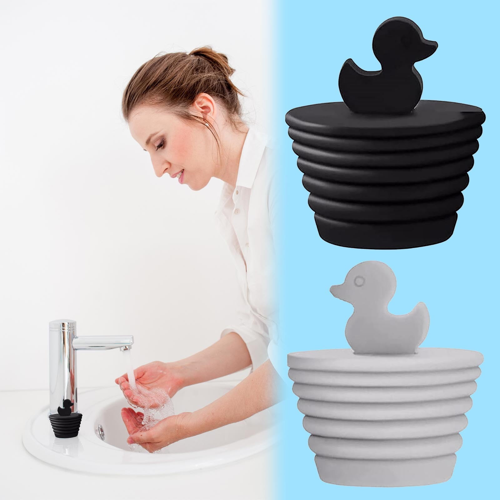 High Temp Bathroom Floor Plug, Conical Screw Rubber Seal, Durable ...