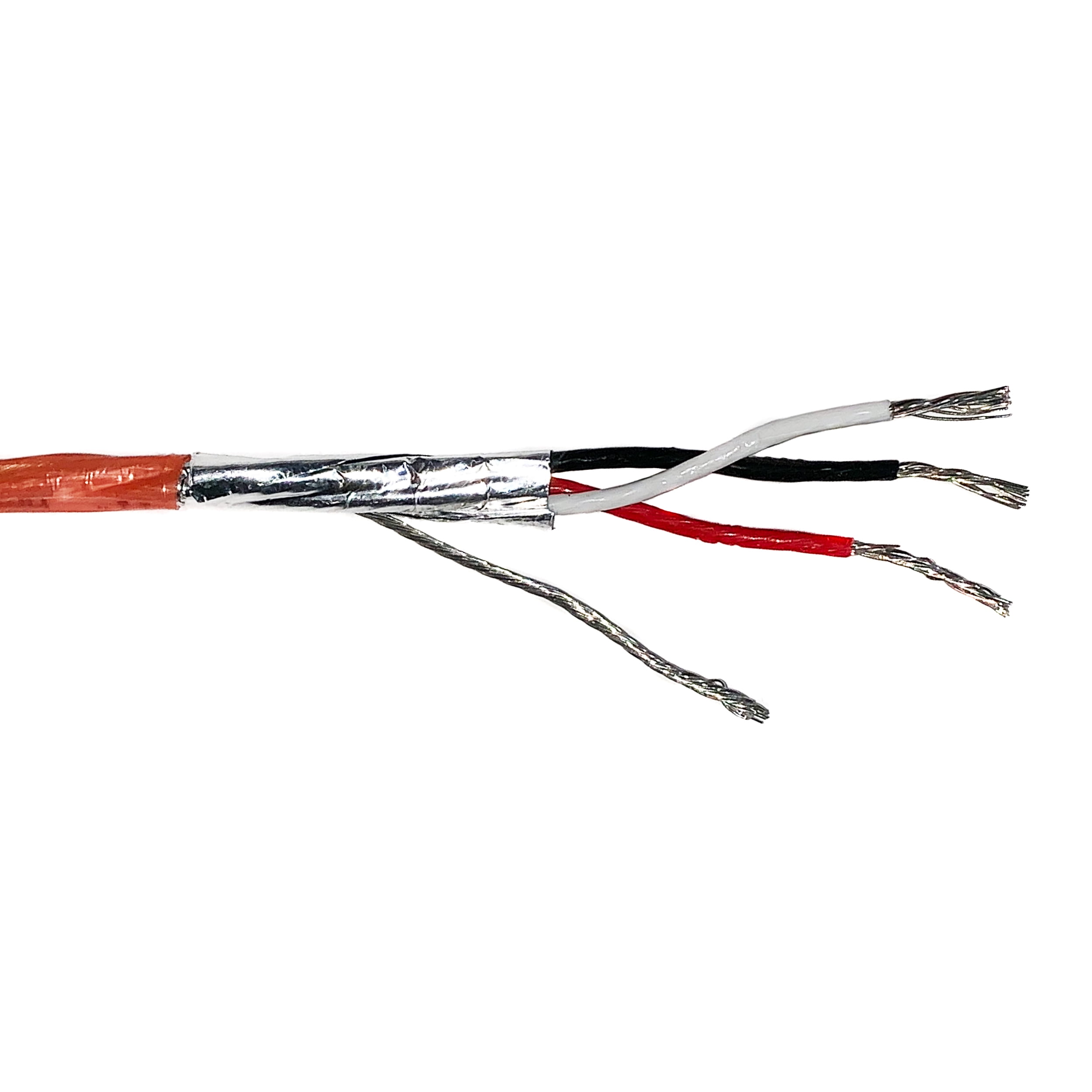 High Temp Shielded Control Cable, 18/3C, Drain, FEP, 150C, CMP, CL3P ...