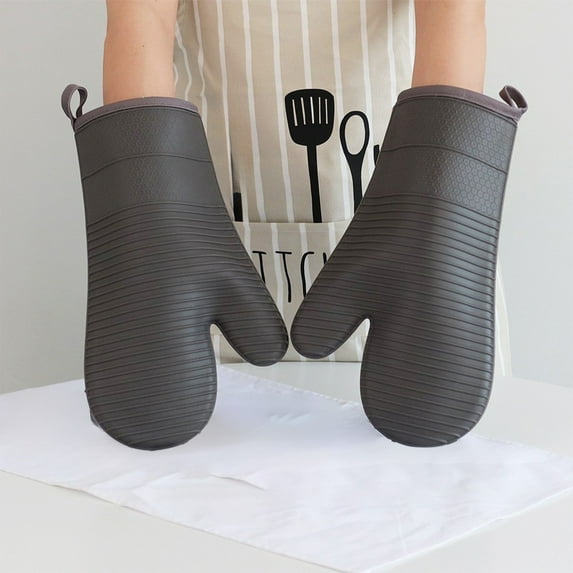 High Temperature Insulating Silicone Rubber Oven Gloves | Heat ...