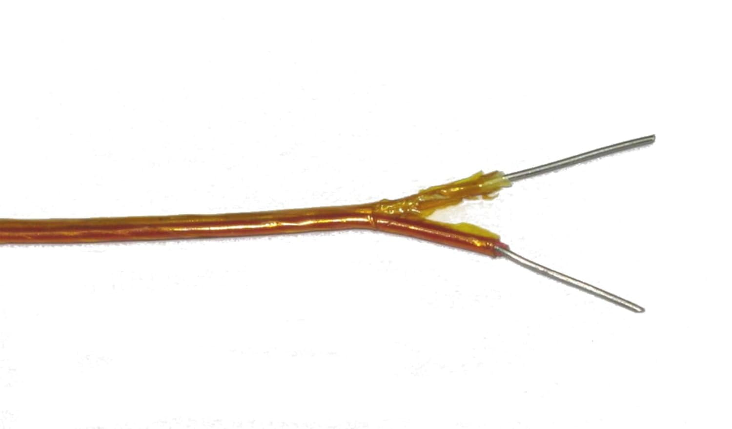 High Temperature K-type Thermocouple Wire AWG 24 w. Kapton insulation ...