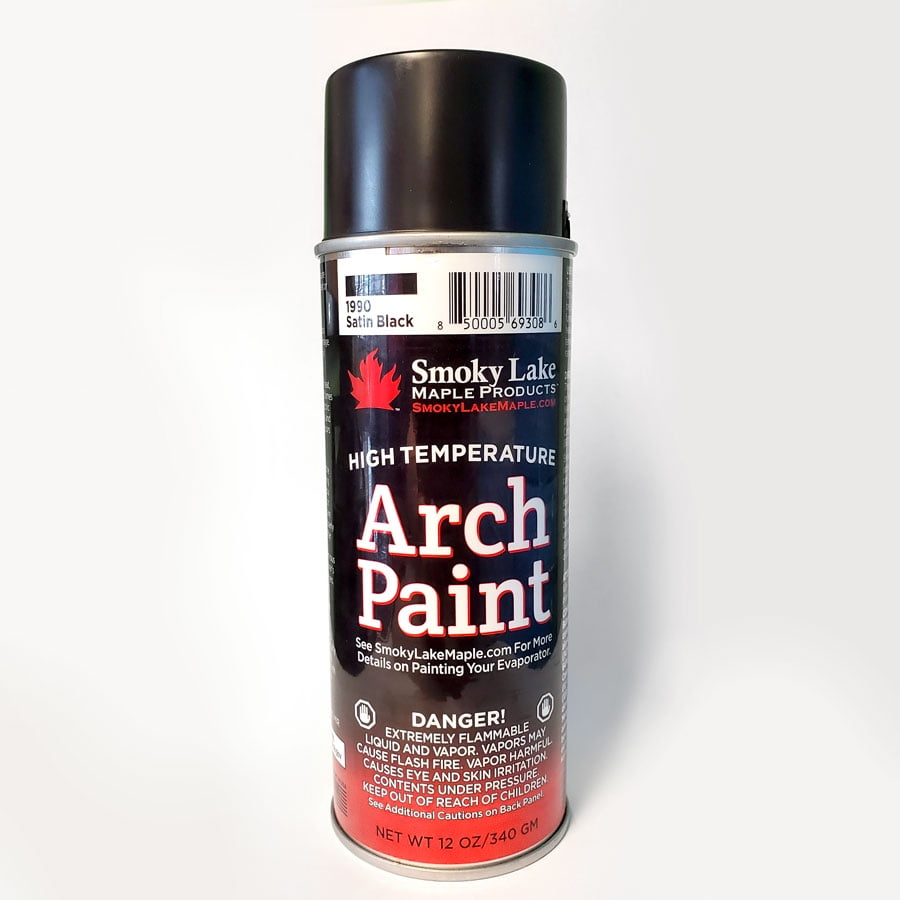 High Temperature Maple Syrup Evaporator Arch Paint - Satin Black ...