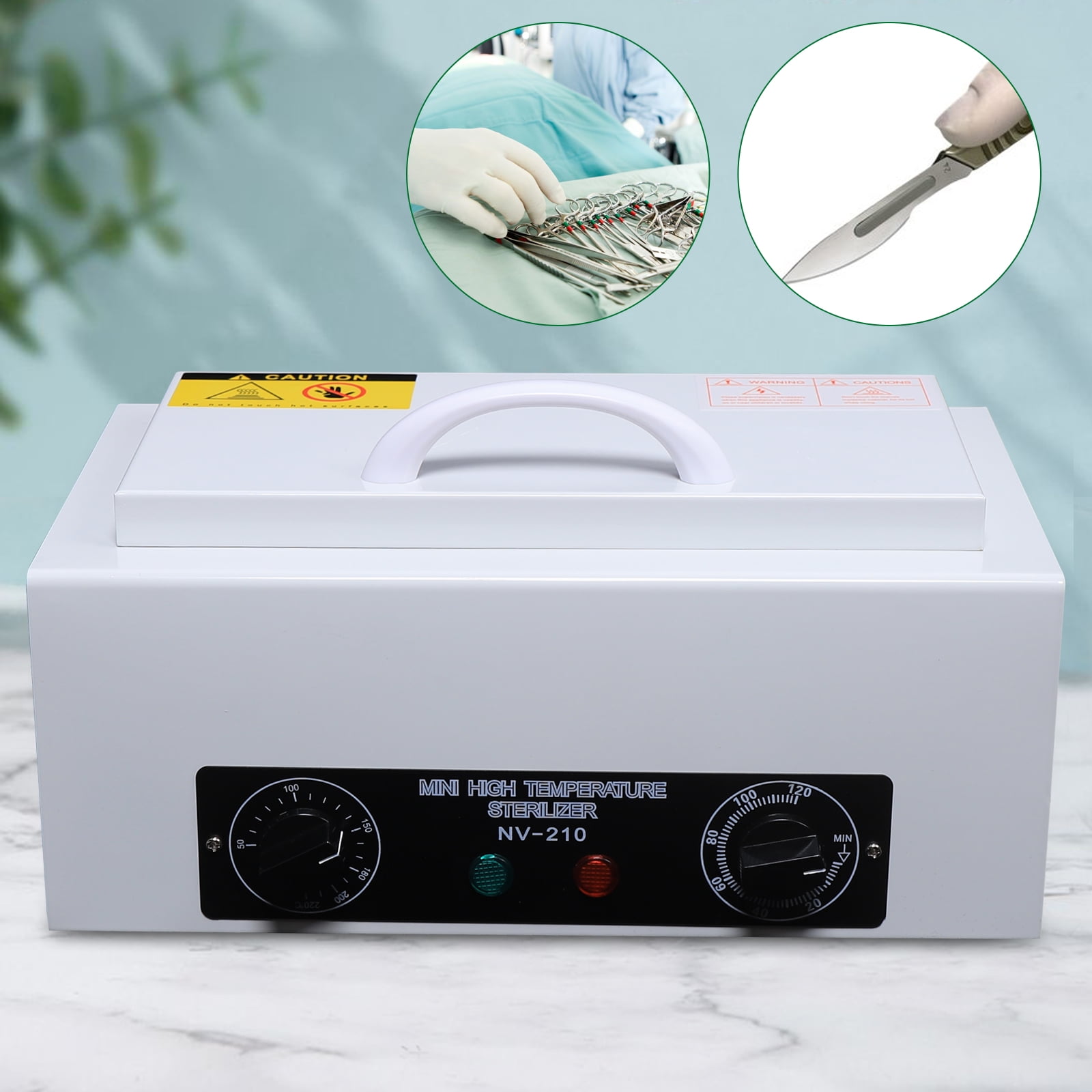 High Temperature Metal Tool Cleaning Box, 110V 300W 1.5L with Timer ...