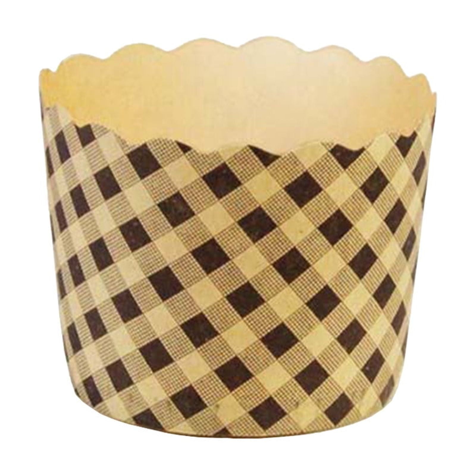 A High Temperature Proof Oil Resistant Kraft Paper Cupcake Mould With ...