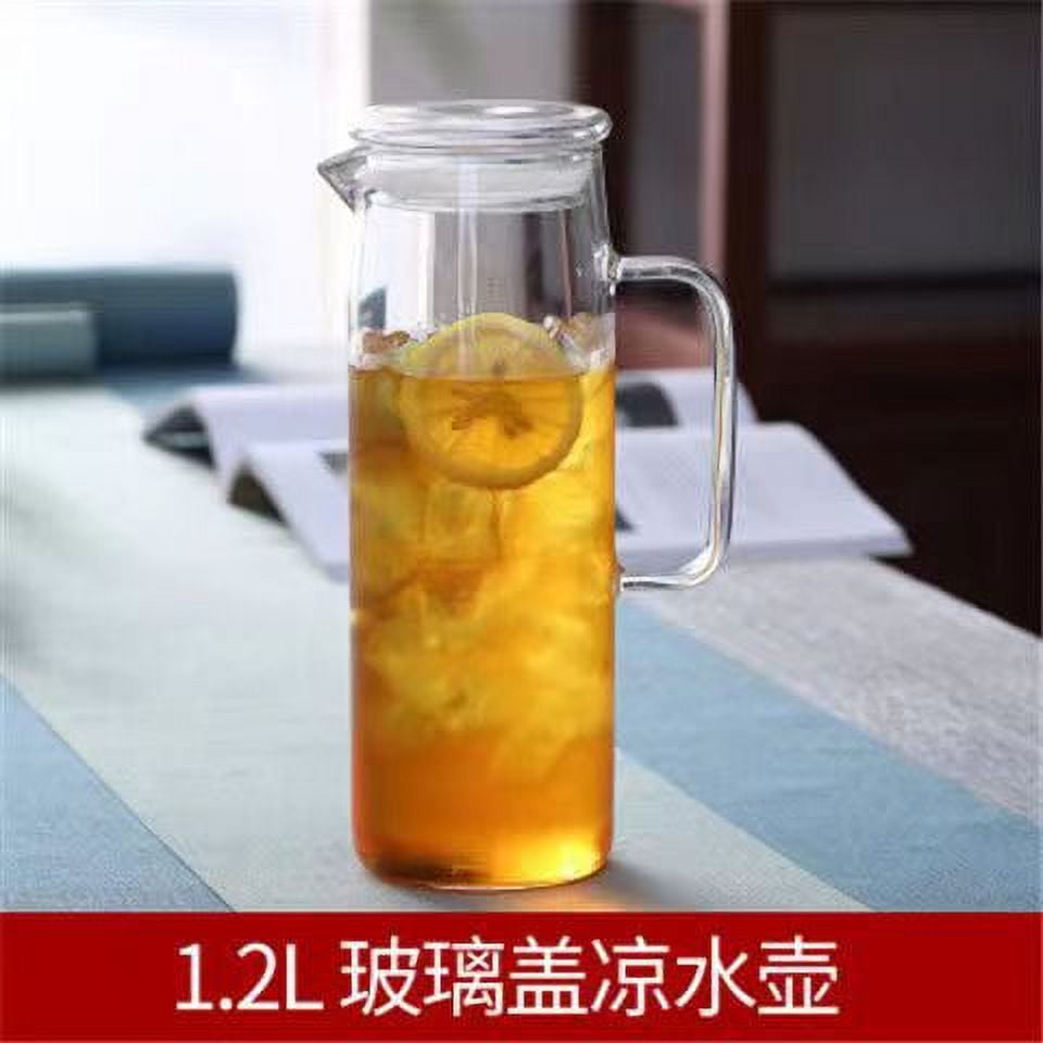 High Temperature Resistant Glass Water Pitcher Juice Cold Drink Glass ...