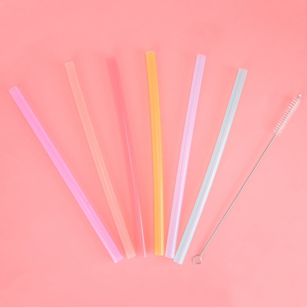 High Temperature Soft Straw, Silicone Straw, For Office Home - Walmart.com