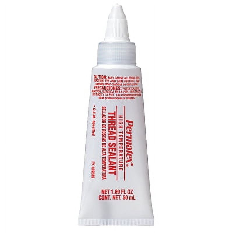 High Temperature Thread Sealant, 50 ml Tube, White | Bundle of 5 Tubes ...