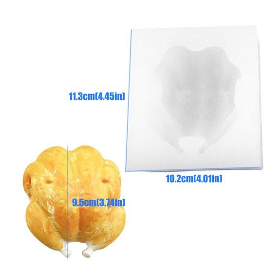 High Temperatures Resistant Silicone Chocolate Mould Turkey Shaped ...