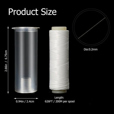 Ande PCW500020 Monofilament Clear 20lb/50yds Fishing Line Leader Spool ...