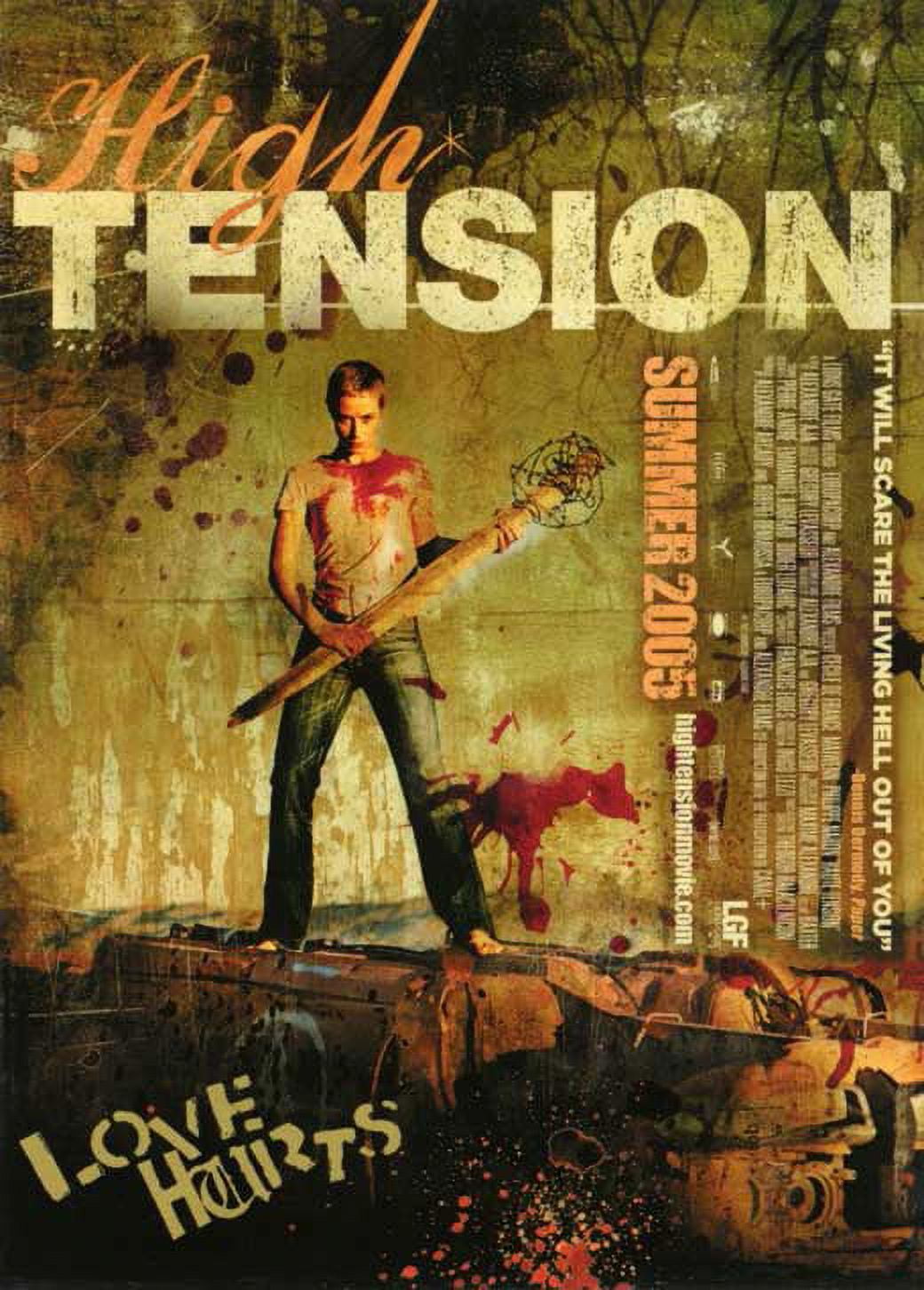 High Tension - movie POSTER (Style B) (11" x 17") (2005) - Walmart.com