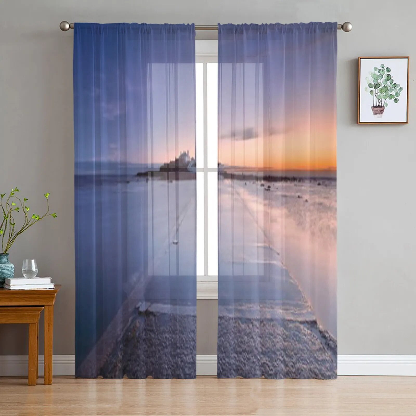 High Tide Coming In At The Causeway Towards Bay Window Screening ...