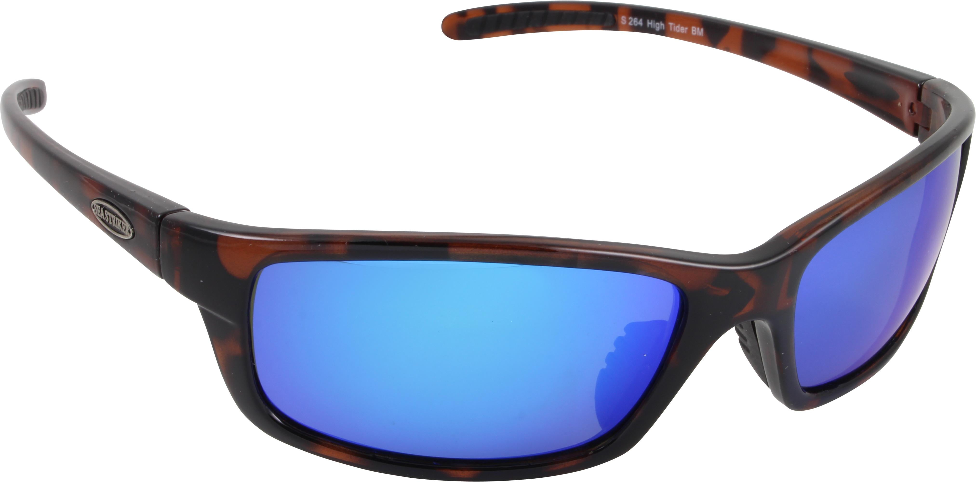 High Tider Sunglasses , Tortoise / Blue Mirror - Sea Striker 26401 ...