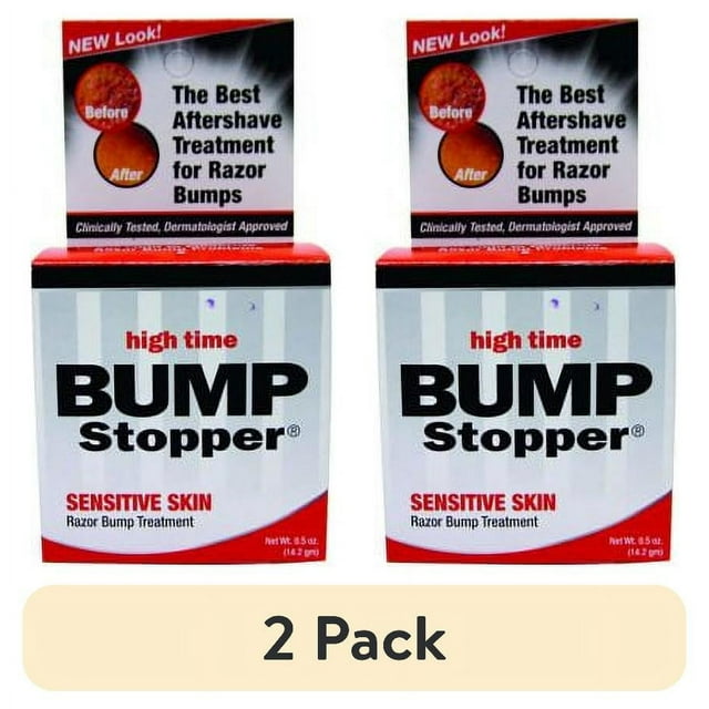 (2 pack) High Time Bump Stopper Sensitive Skin Razor Bump Treatment, 0. ...