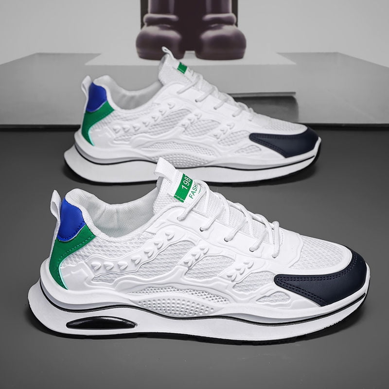 ' High-Top Breathable Athletic Sneakers with Air-Cushion Sole ...