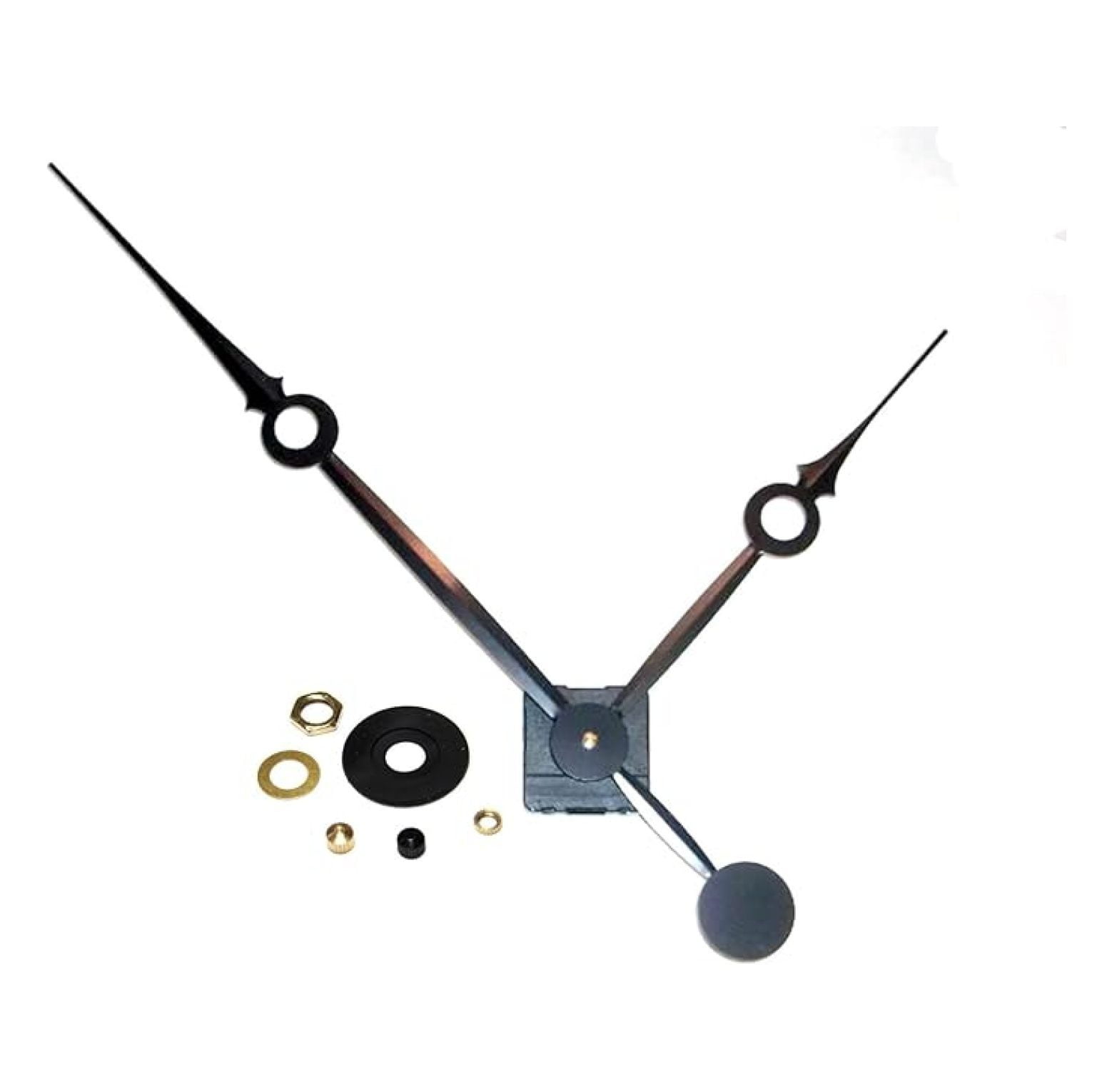 High Torque Clock Movement (Silent Sweep) Extended Shaft with 14 in ...