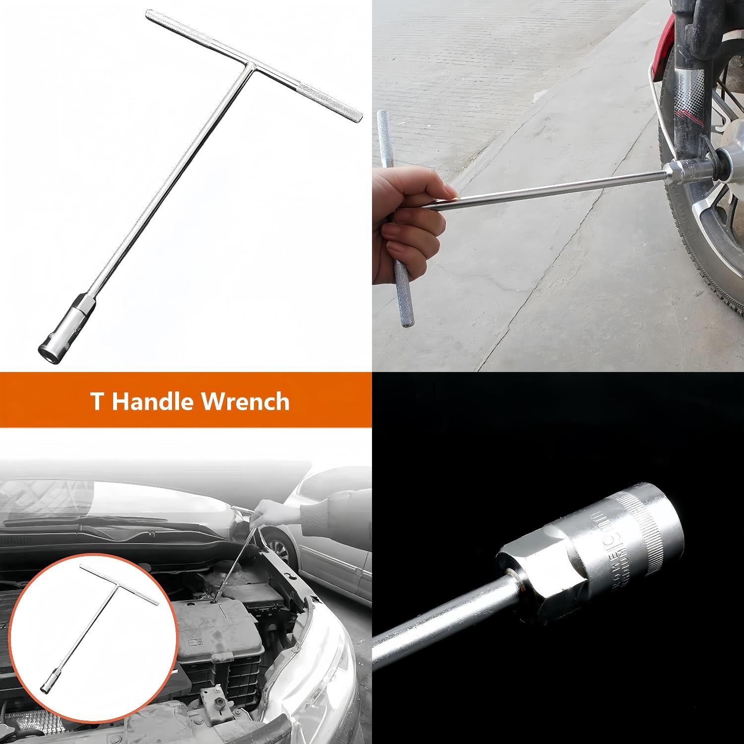 High Torque Hex Nut Spinner Drive - Heavy Duty Durable Extra Long Reach ...