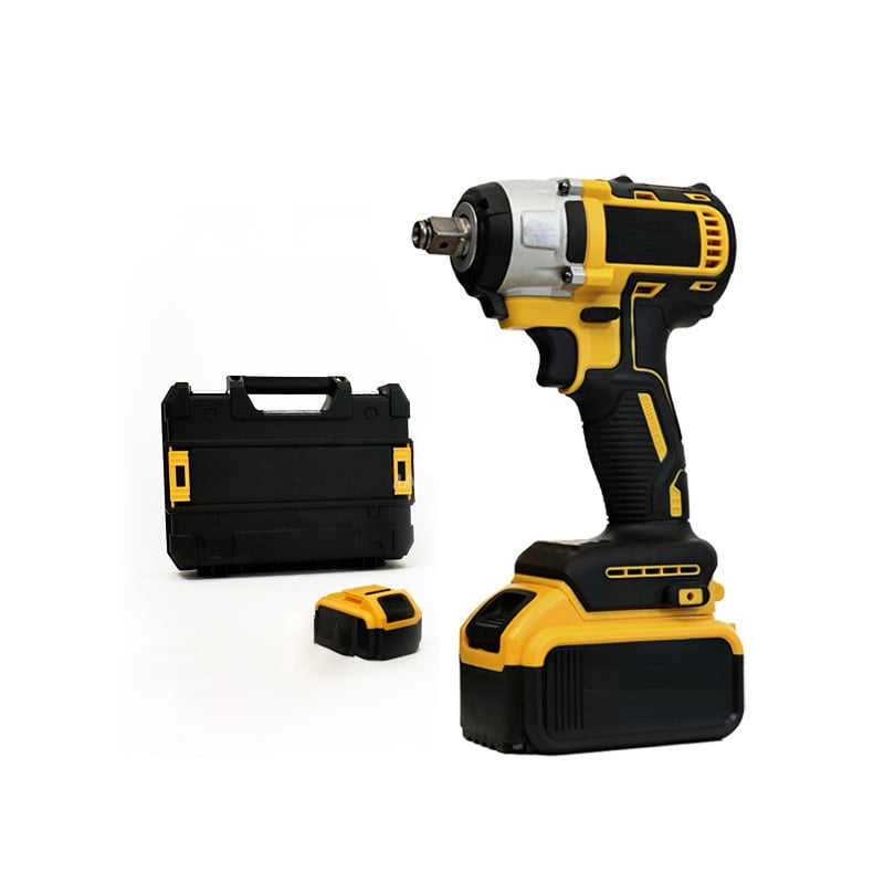 High Torque Lithium-Ion Electric Impact Wrench, Cordless Impact Wrench ...