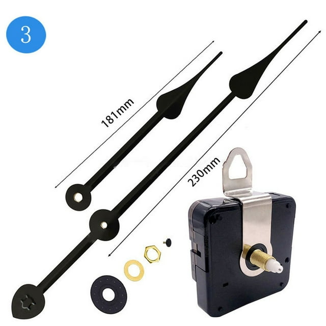 High Torque Long Hands Silent Quartz Clock Movement Mechanism ...