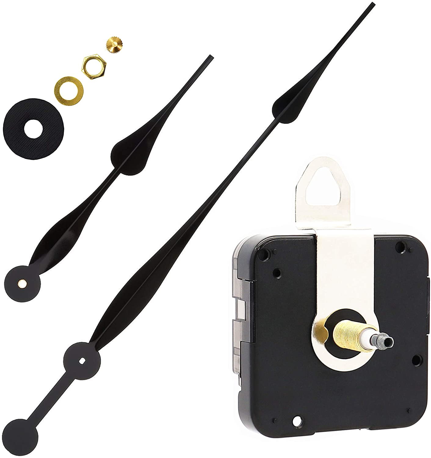 Ziediop High Torque Quartz Clock Movement, Long Shaft 1-3/32 Inches, 12 ...