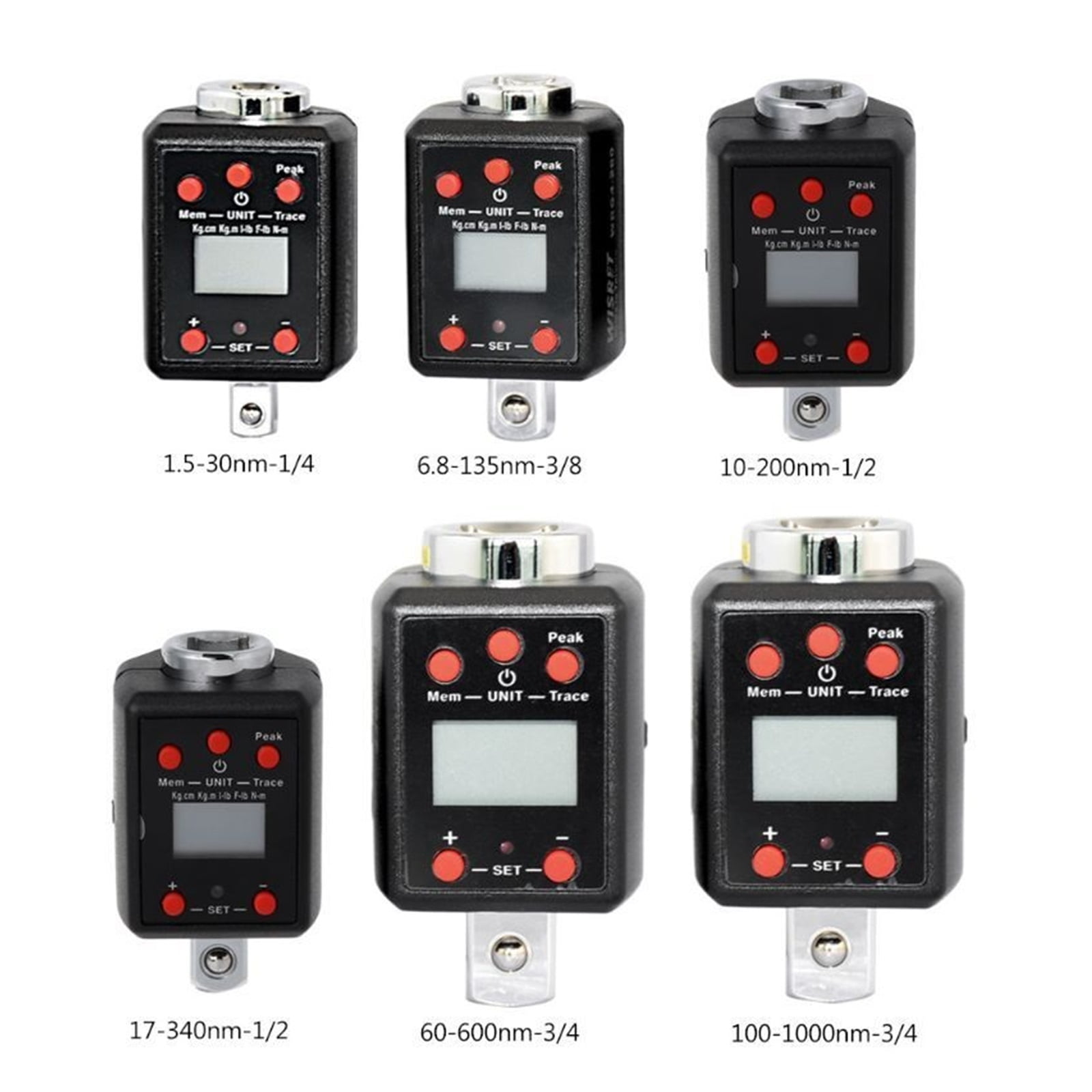 High Torque Torque Digital Torque Wrench 1.5-1000nm Torsion Tool ...