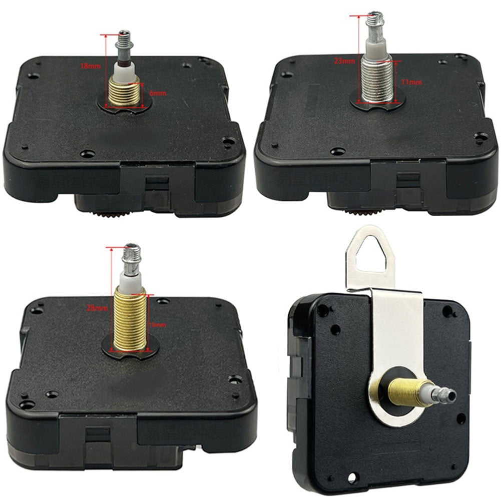 High Torque Wall Clock Movement Through Nut Movement With Metal Pointer ...