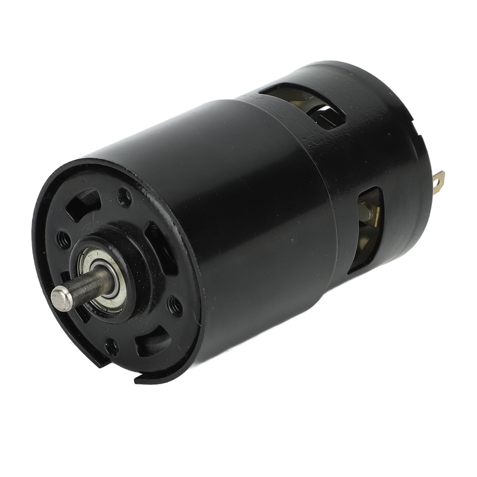 High Torsion DC Motor 12000RPM Round Shaft Fast Speed Red Copper Coil ...