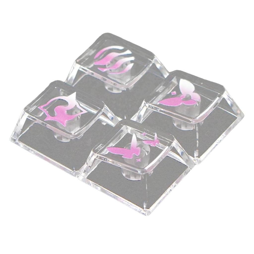 High Translucent Clear PC Keycaps Original Height For Mechanical ...