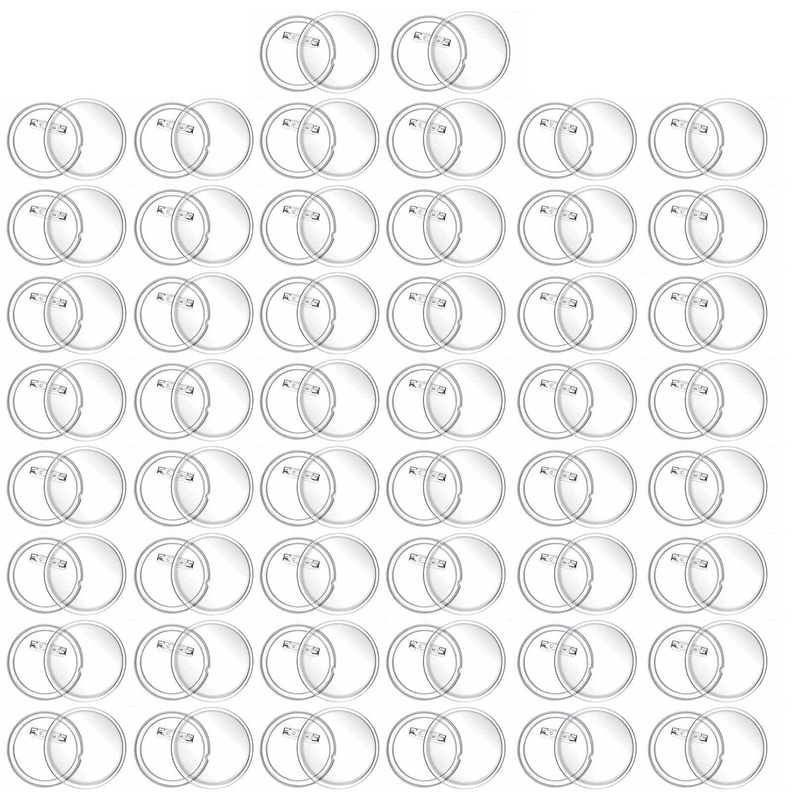 High Transparency Acrylic Plastic Badge Button Blanks for Custom ...