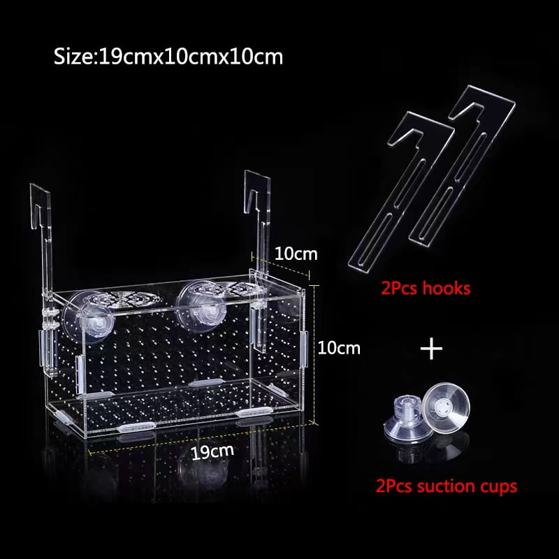 High Transparent Acrylic Aquarium Fish Breeding Isolation Box Fish ...