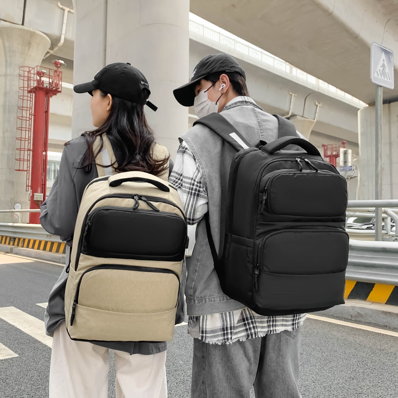 High Travel Laptop Backpack, Anti Theft Slim Durable Bookbag, Business ...