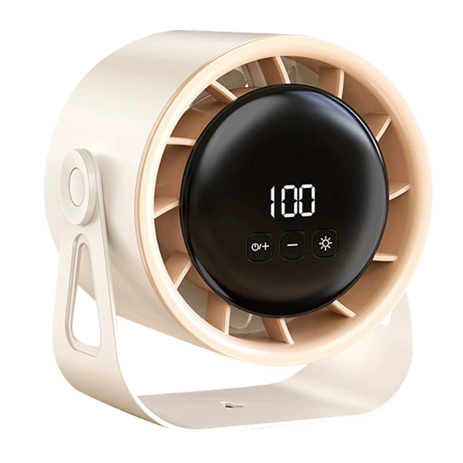 High USB Desk Fan with Digital Display 100 Adjustable Speeds for ...