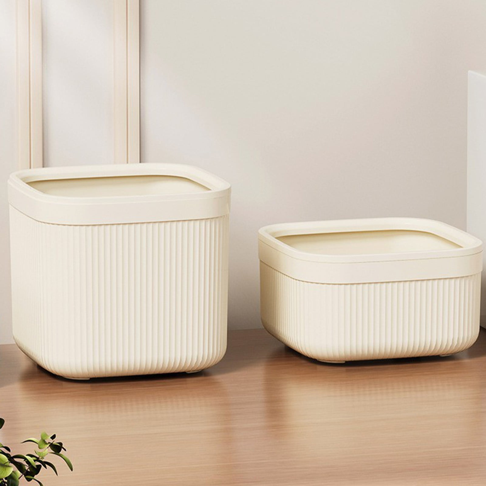 High Value Small Trash Can, Cute Pressure Ring Design, Non Slip Bottom ...