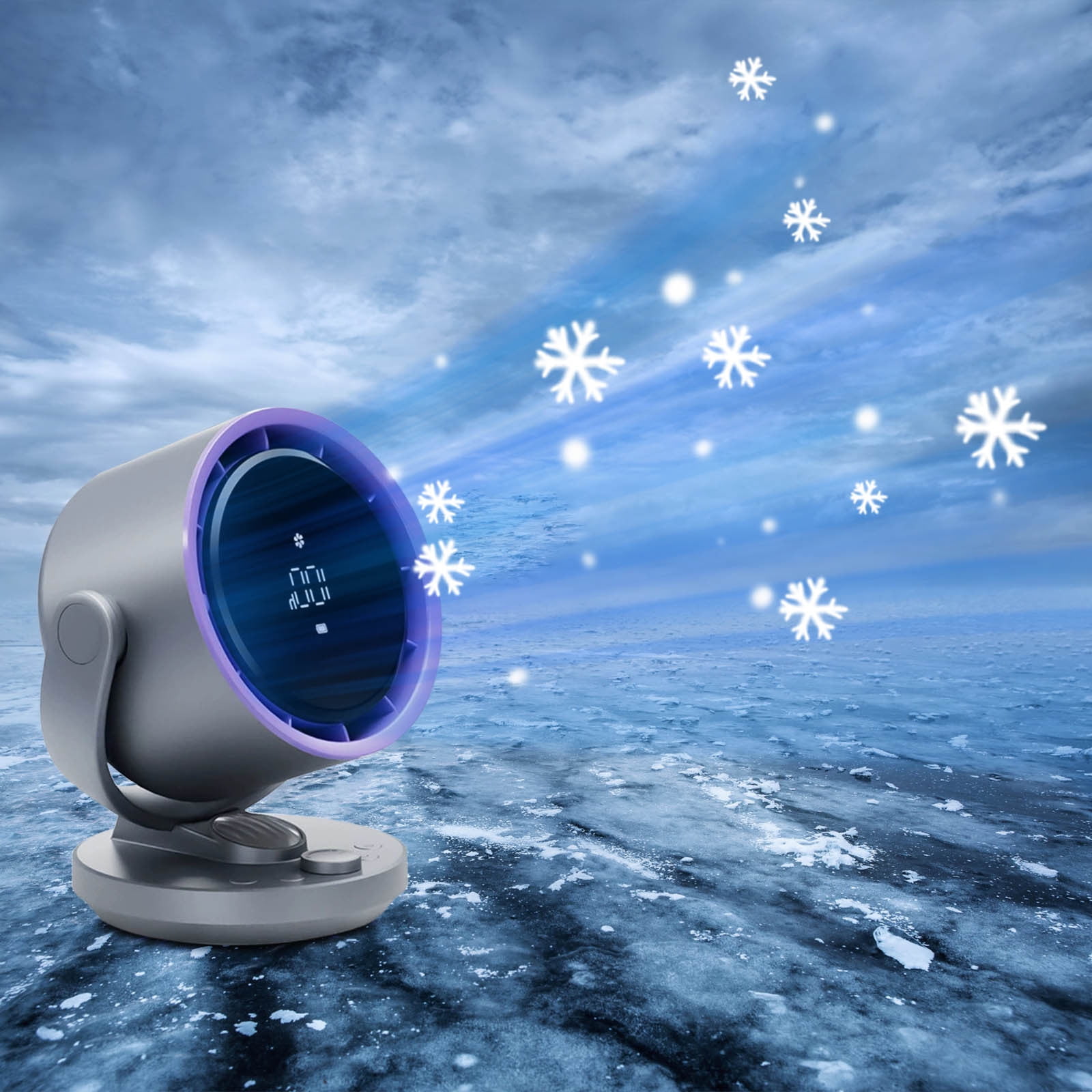 High-Velocity Desktop Fan - 100 Speed Adjustable Air Circulator with ...