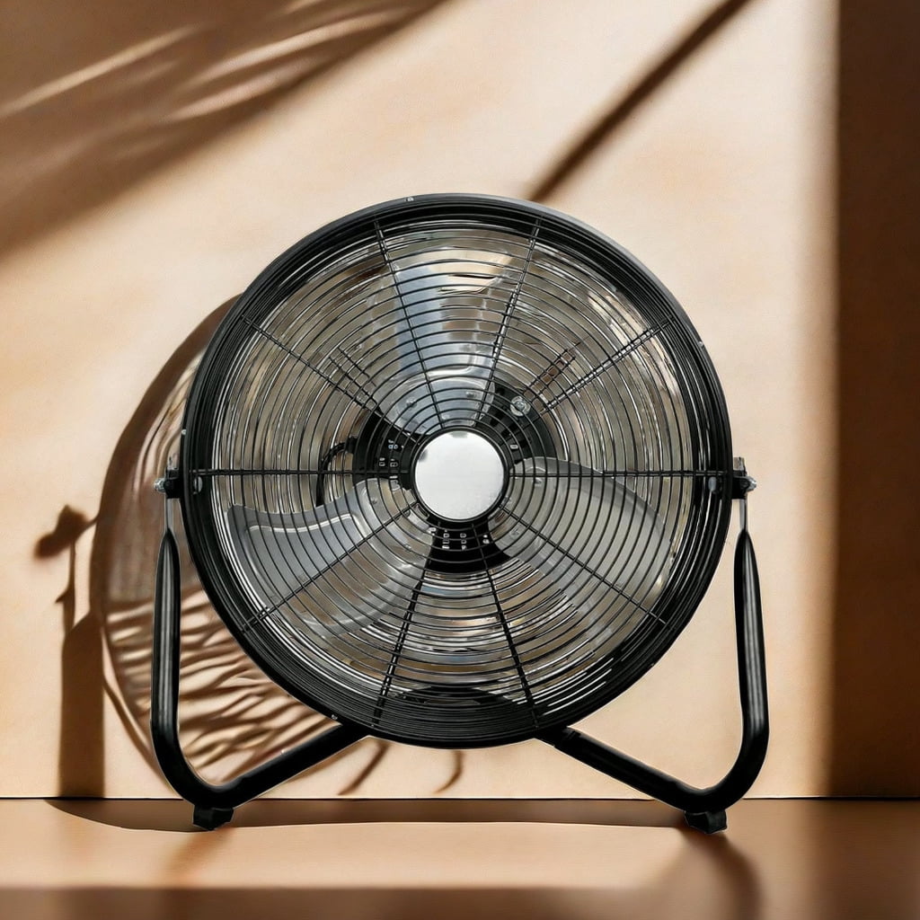 High Velocity Floor Fan, 3 Speeds, 360 Degree Oscillation, with ...