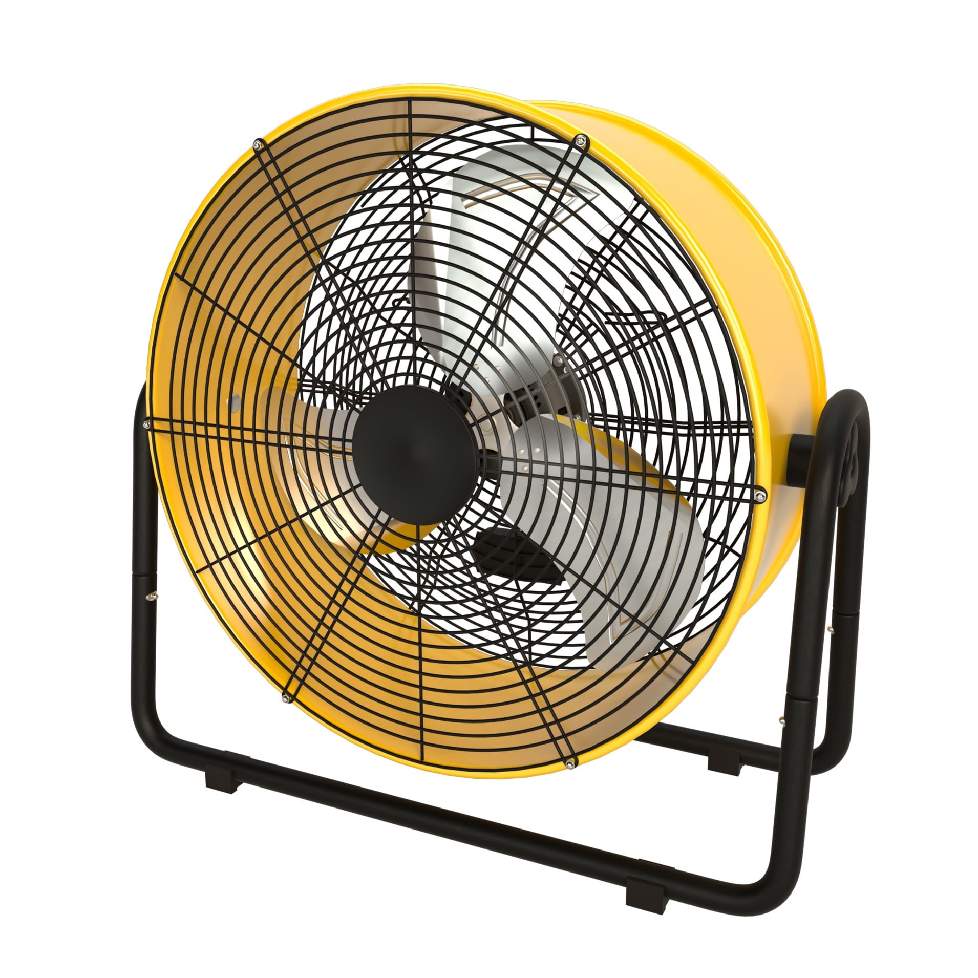 Industrial Drum Fan with Anti-Slip Legs, Aluminum Blades, and Wheel for ...