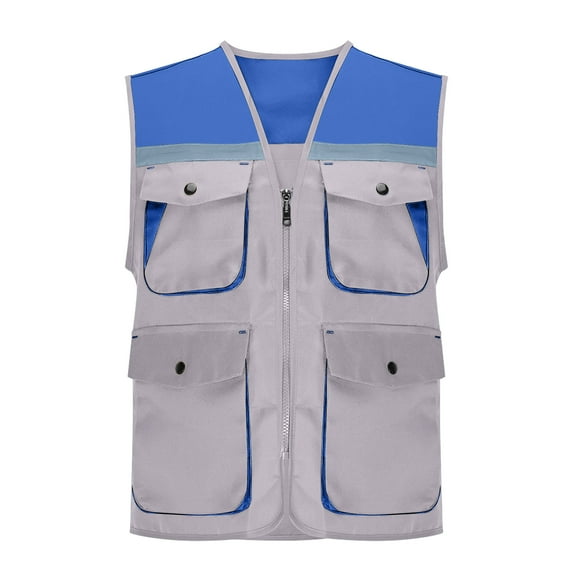High Vis Reflective Safety Vest For Wommen Men Zipper Large Pockets ...
