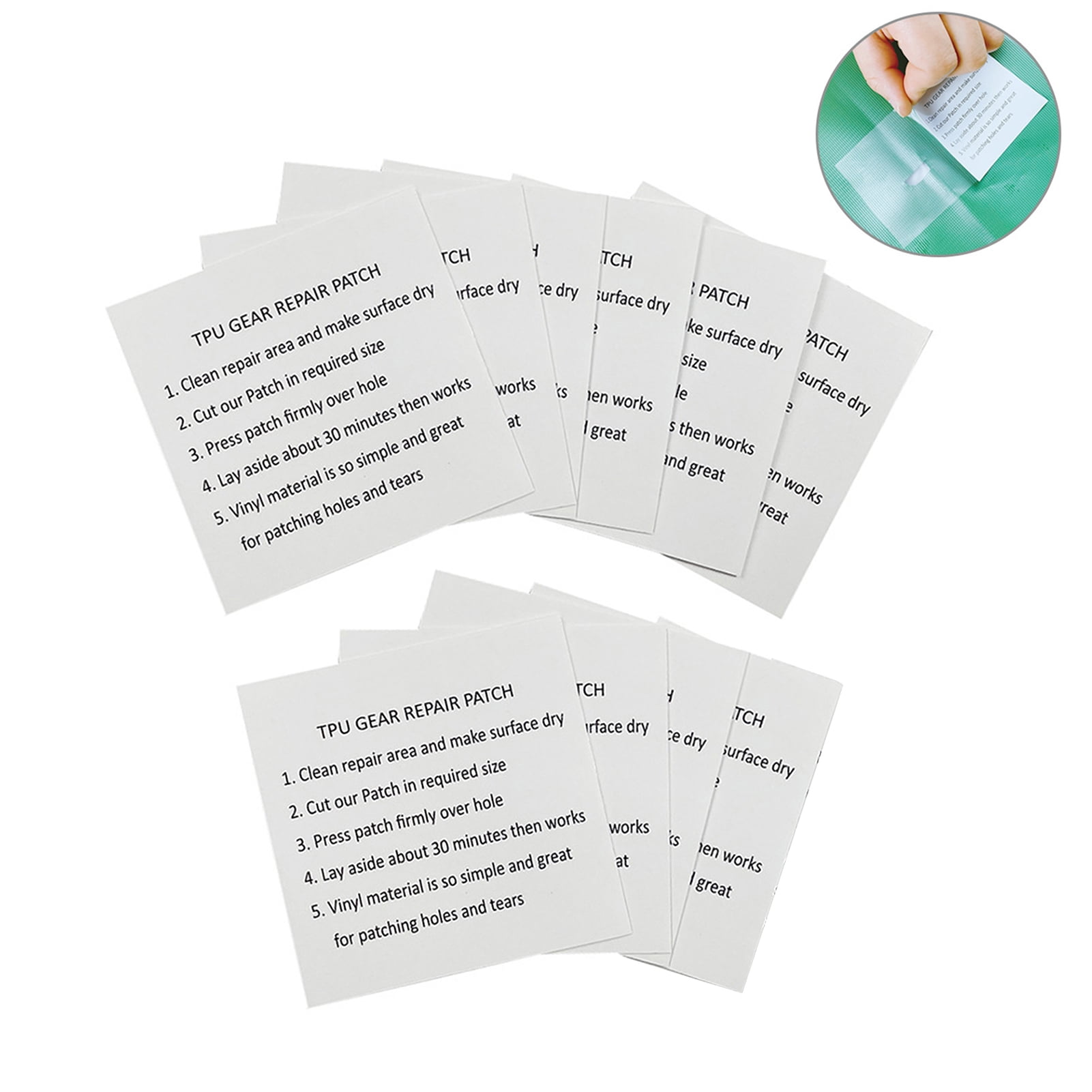 High Viscosity Repair Patches - Waterproof - Transparent TPU Tape ...