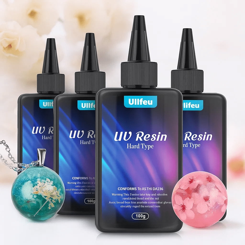 High Viscosity Uv Resin 400g Hard Uv Resin Upgraded Formula Crystal ...